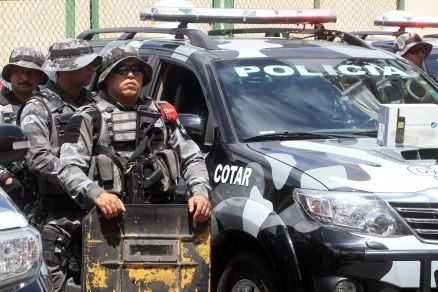 O Cotar conta com 64 policiais, oito viaturas oficiais, oito fuzis 762 ...